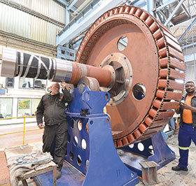 M refurbish massive mill motor for Zimbabwe gold mine - January 2018 ...